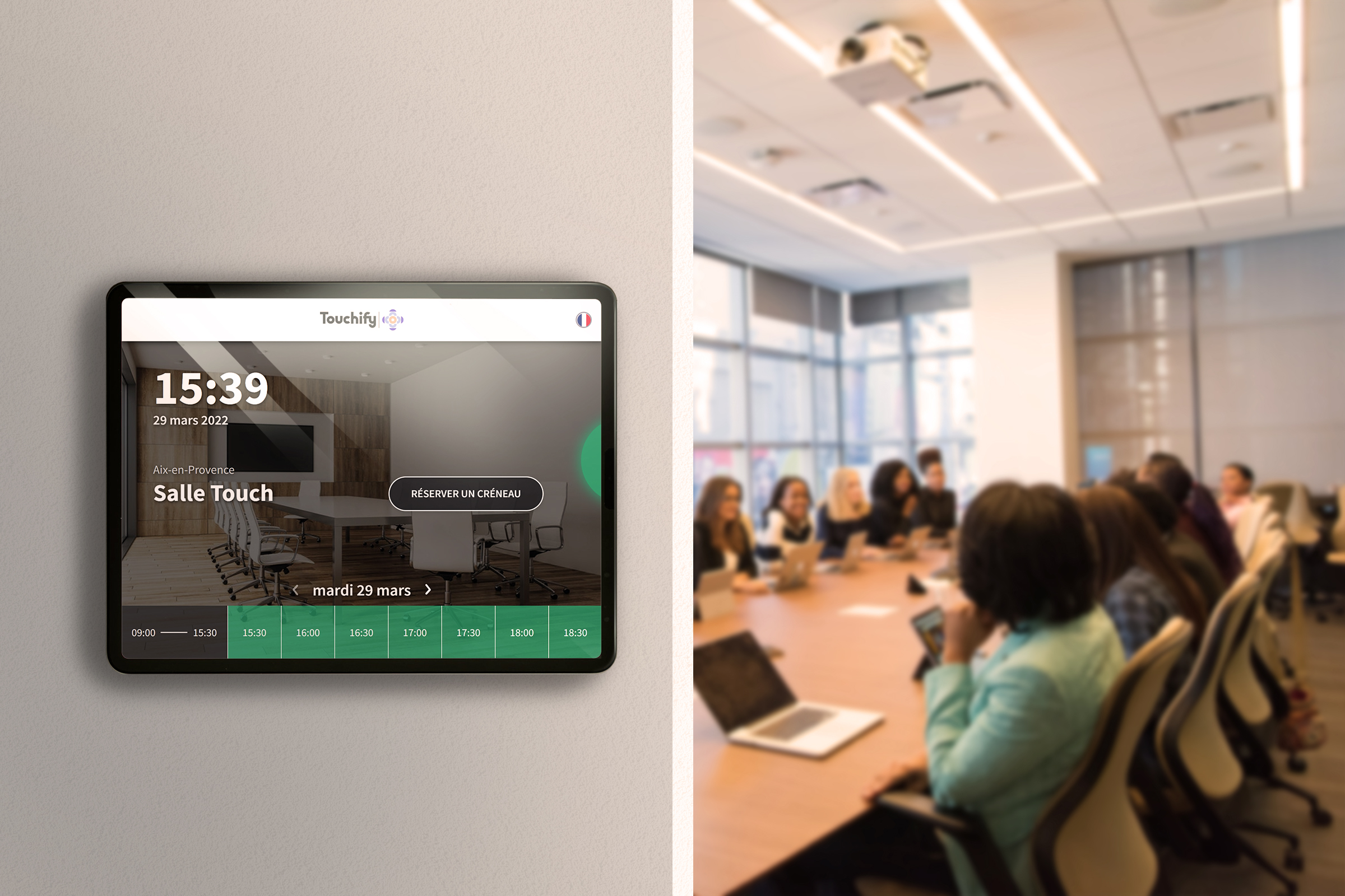 Réservation de salles de réunion | Touchify